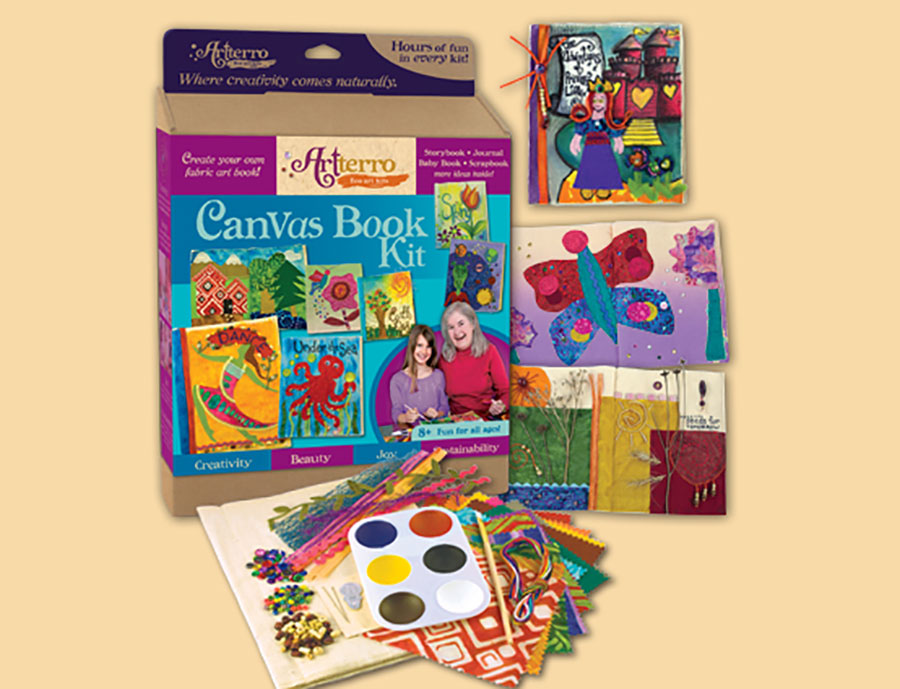 Canvas Book Kit - - Fat Brain Toys