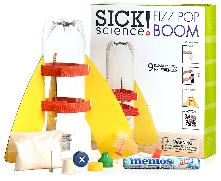 Sick Science Fizz Pop Boom - - Fat Brain Toys