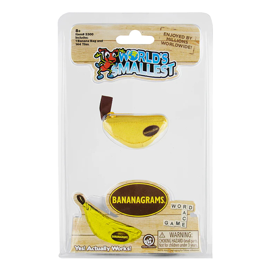 World's Smallest Bananagrams - Best Games for Ages 8 to 12