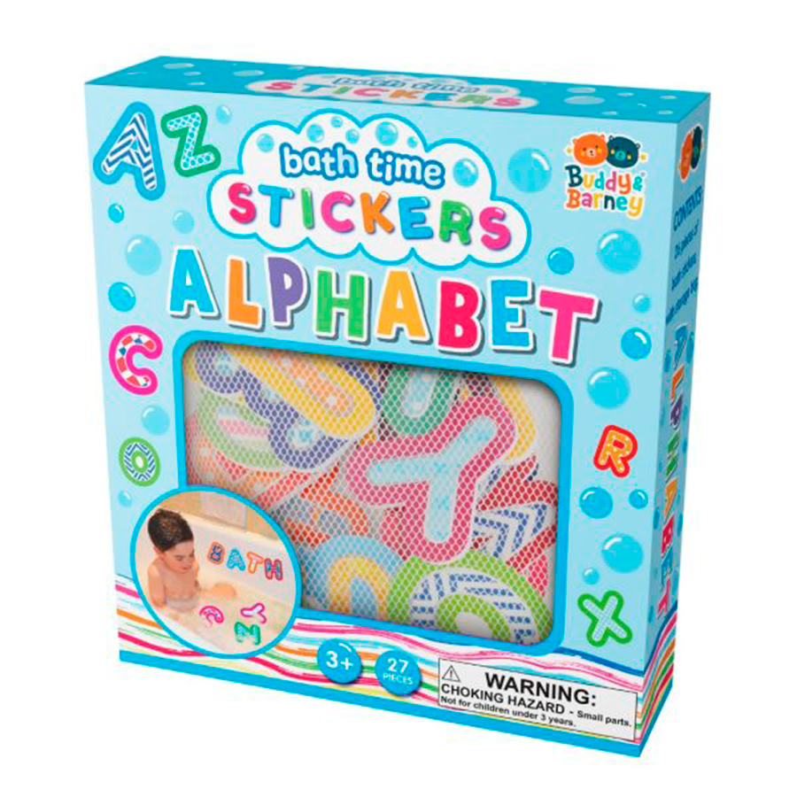 Bath Time Stickers - Alphabet - Best Bath Toys for Ages 3 to 6