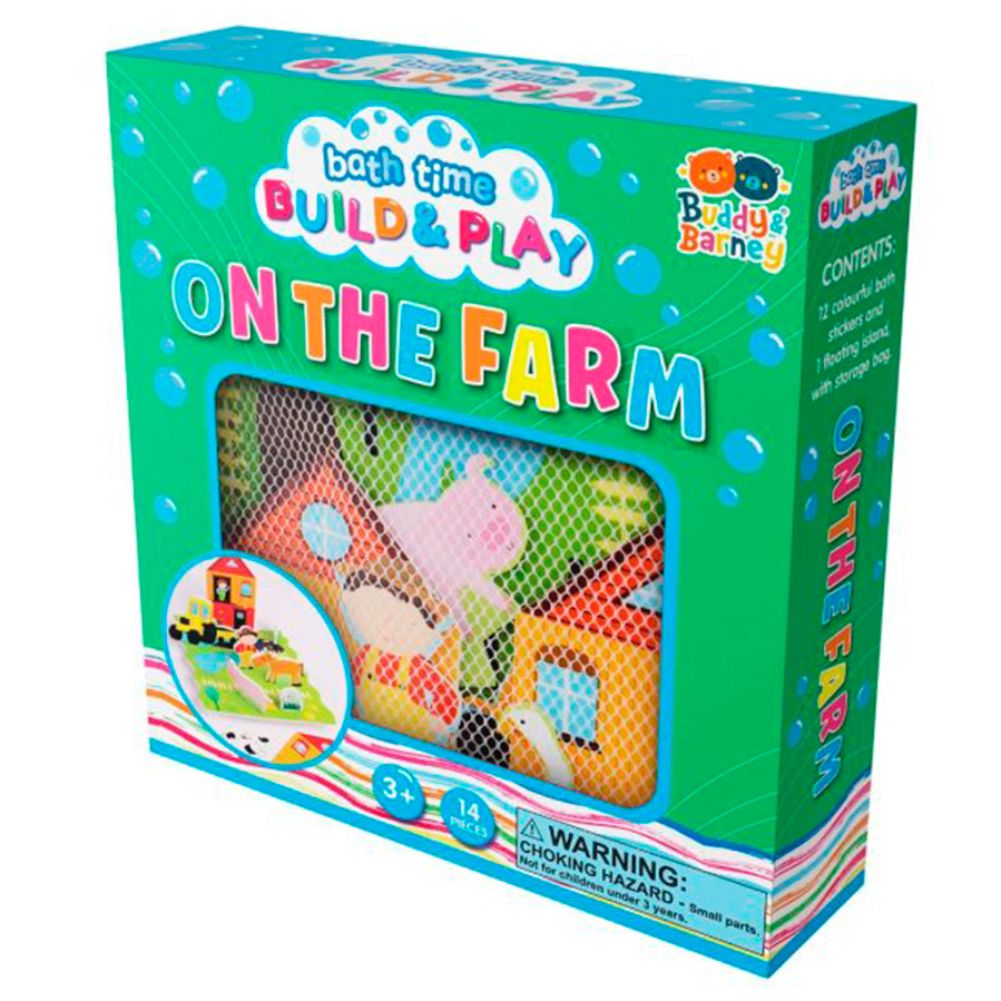Bath Time Build & Play - Farm - Best Bath Toys for Ages 3 to 7