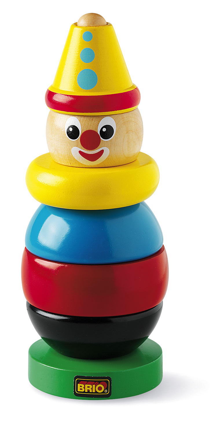 Magnetic Stack Clown - - Fat Brain Toys