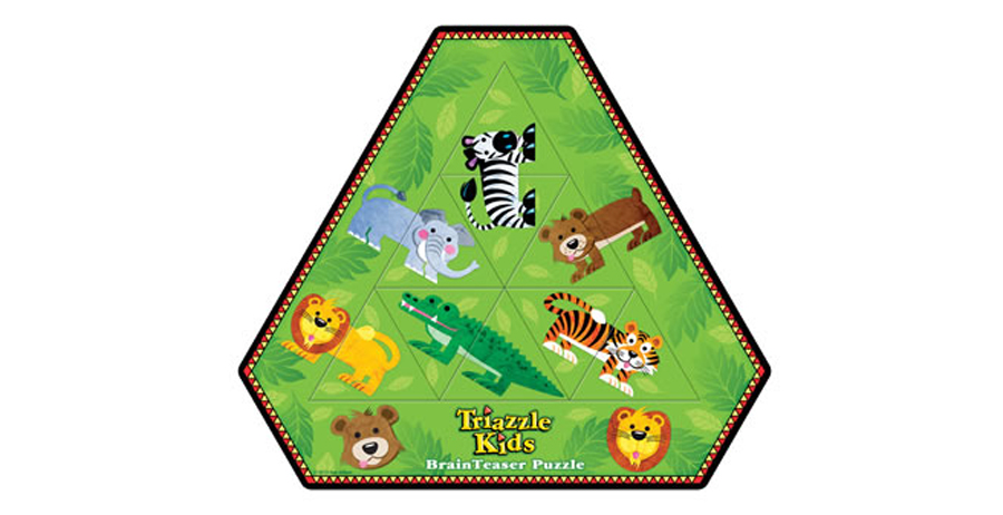 Triazzle Kids Brain Teaser Puzzle - - Fat Brain Toys