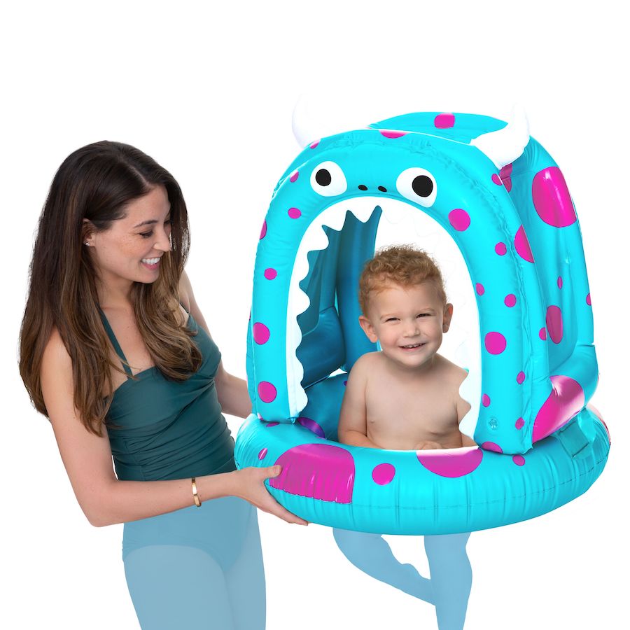 Lil' Monster Pool Float with Canopy - - Fat Brain Toys
