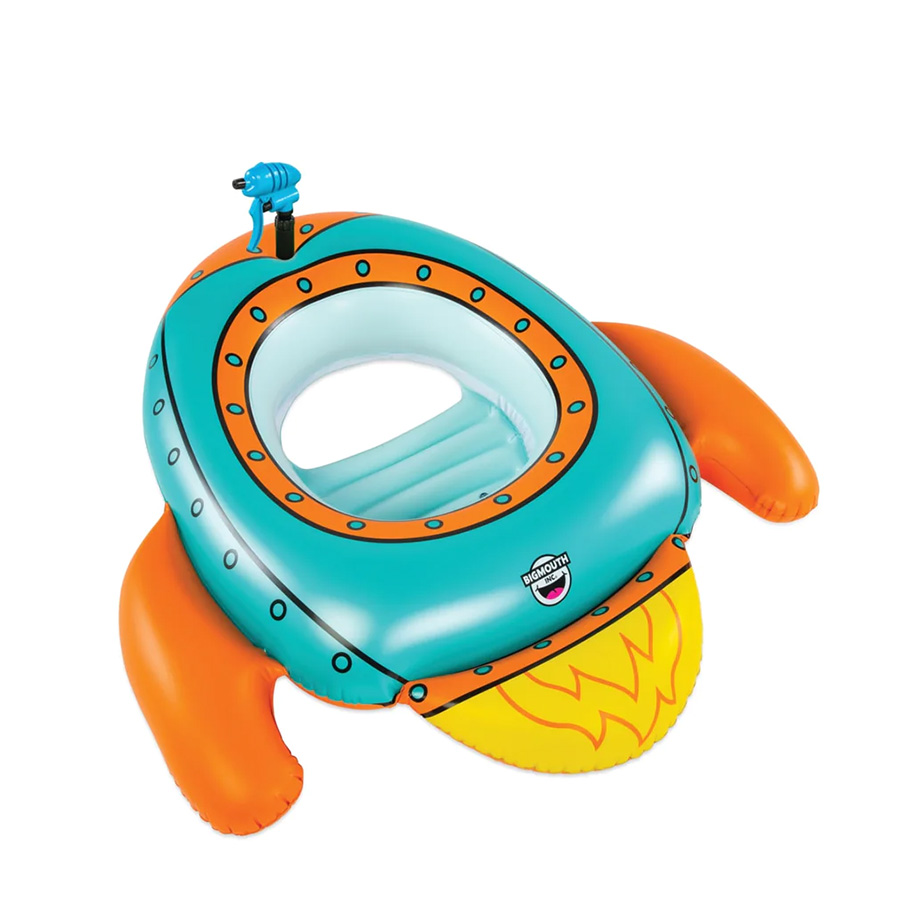 Rocket Ship Water Blaster Pool Float - - Fat Brain Toys