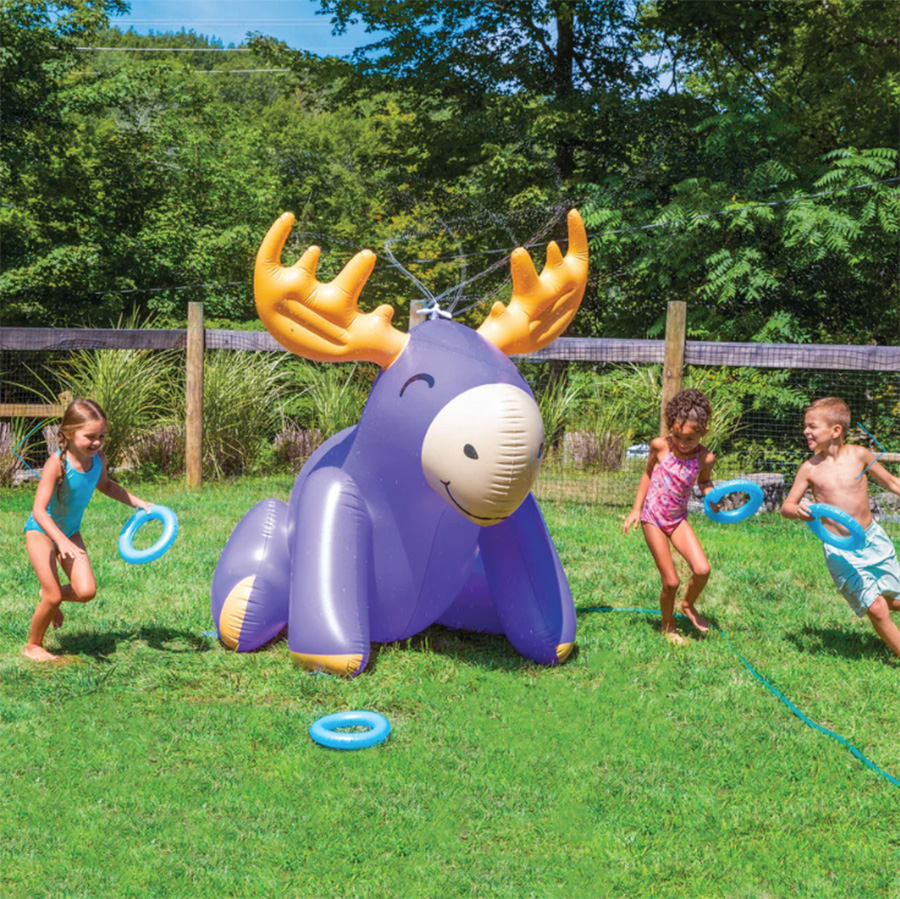 Moose Ring Toss Sprinkler - Best Active Play for Ages 6 to 9