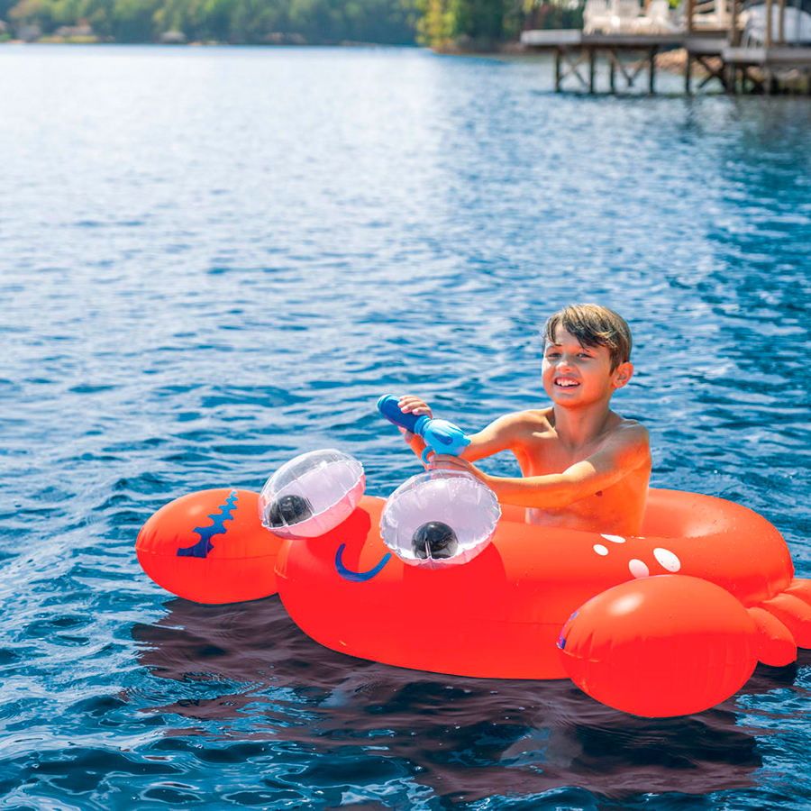 Crab Water Blaster Pool Float - - Fat Brain Toys