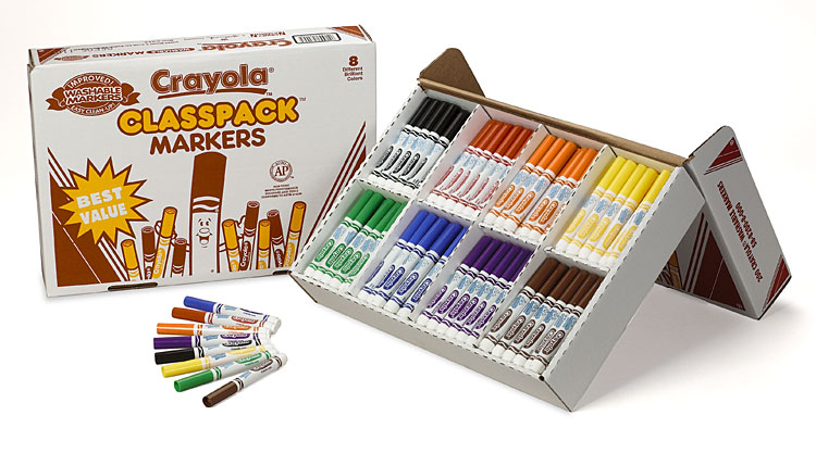 Washable Markers Classroom Pack - - Fat Brain Toys