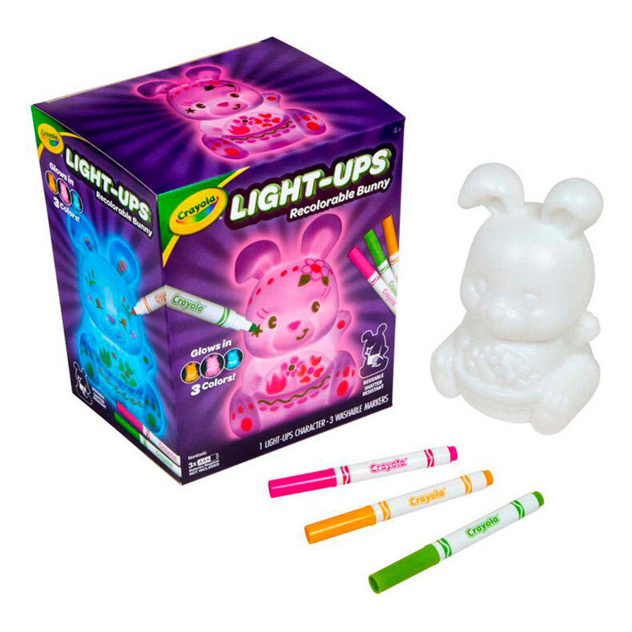 Crayola Light-Ups - Recolorable Bunny - Best for Ages 4 to 8