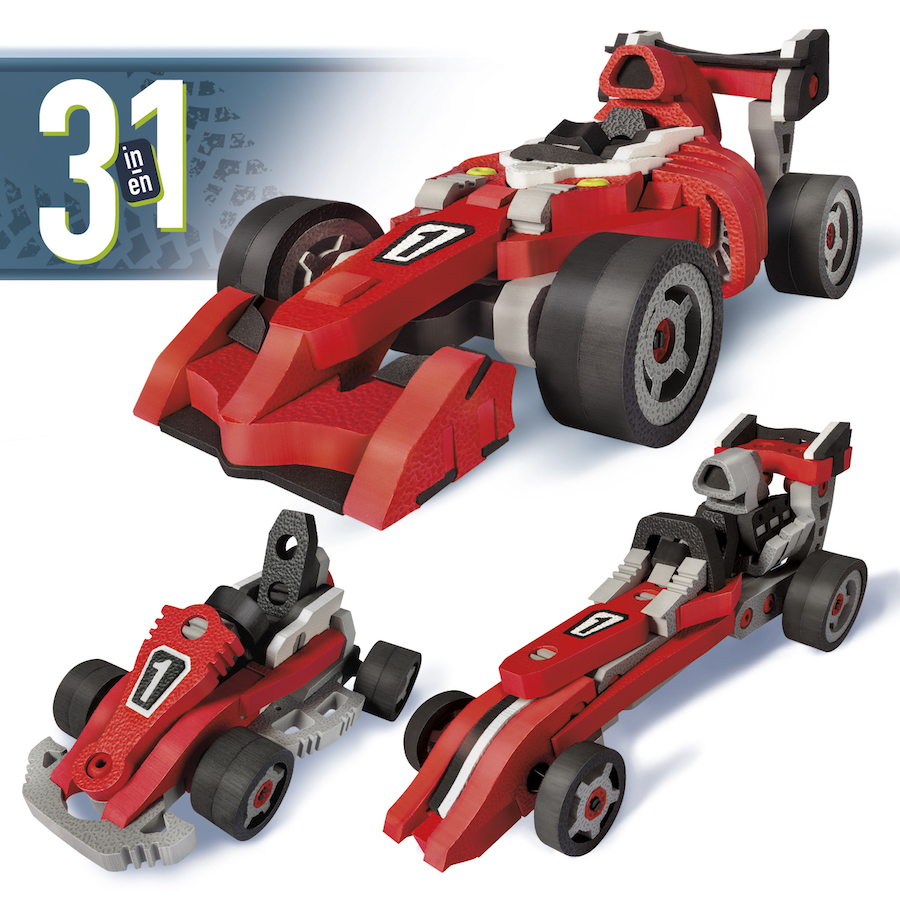 Bloco Vehicle - Race Car - - Fat Brain Toys