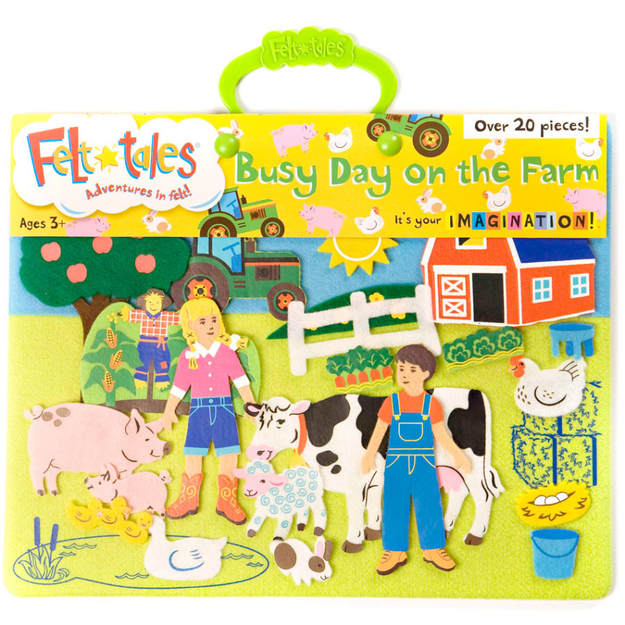 Busy Day on the Farm FeltTales Storyboard - - Fat Brain Toys