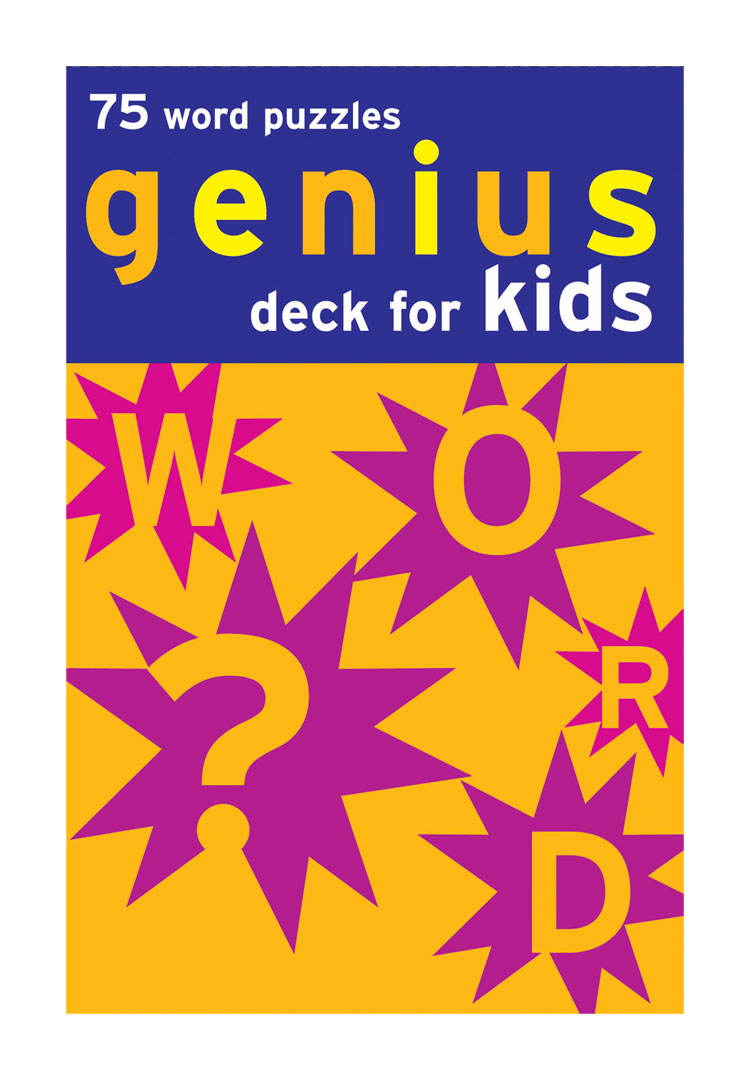 Genius Deck Word Puzzles for Kids - - Fat Brain Toys