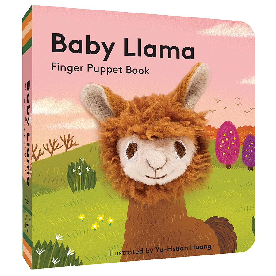 Baby Llama Finger Puppet Book - - Fat Brain Toys
