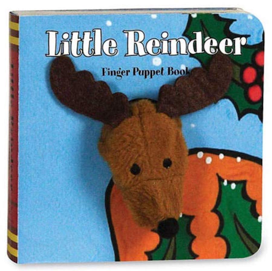 Little Reindeer Finger Puppet Book - - Fat Brain Toys