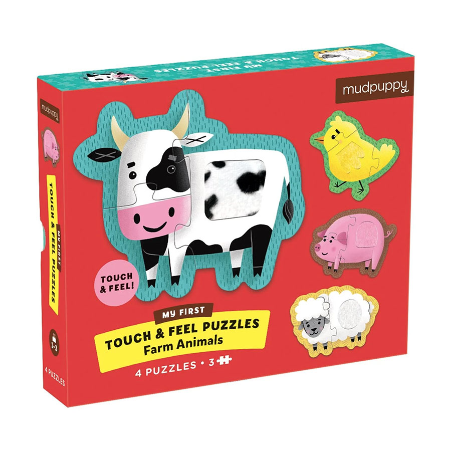 My First Touch & Feel Puzzles - Farm Animals - - Farm Toys