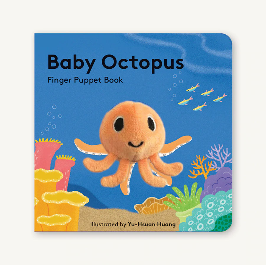 Baby Octopus Finger Puppet Book - Baby Gear - Fat Brain Baby