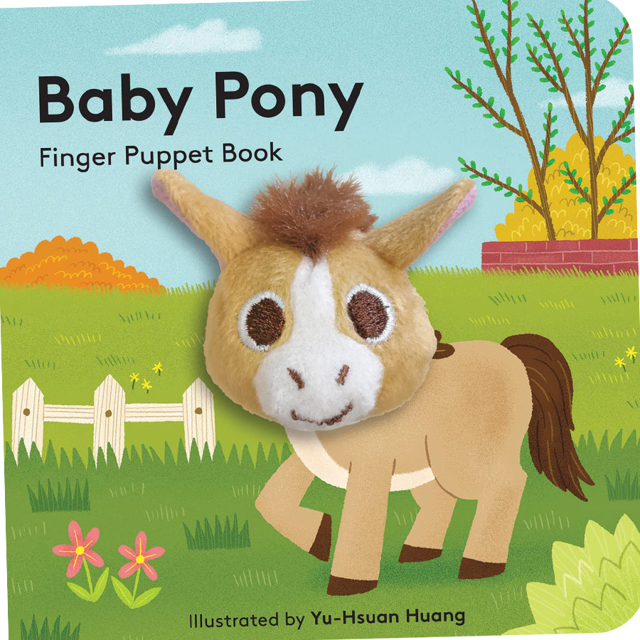Baby Pony Finger Puppet Book - Books - Fat Brain Baby