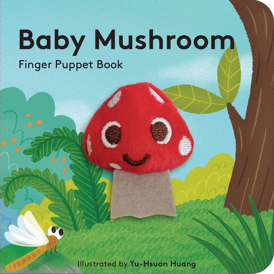 Baby Mushroom - Finger Puppet Book - - Fat Brain Toys