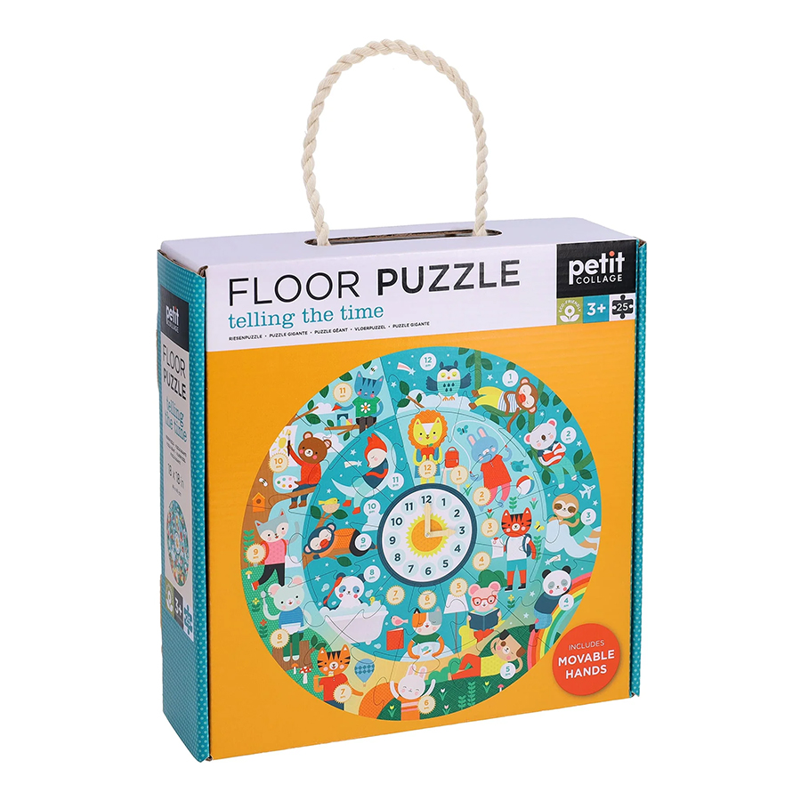 Telling the Time Floor Puzzle - Best for Ages 3 to 7