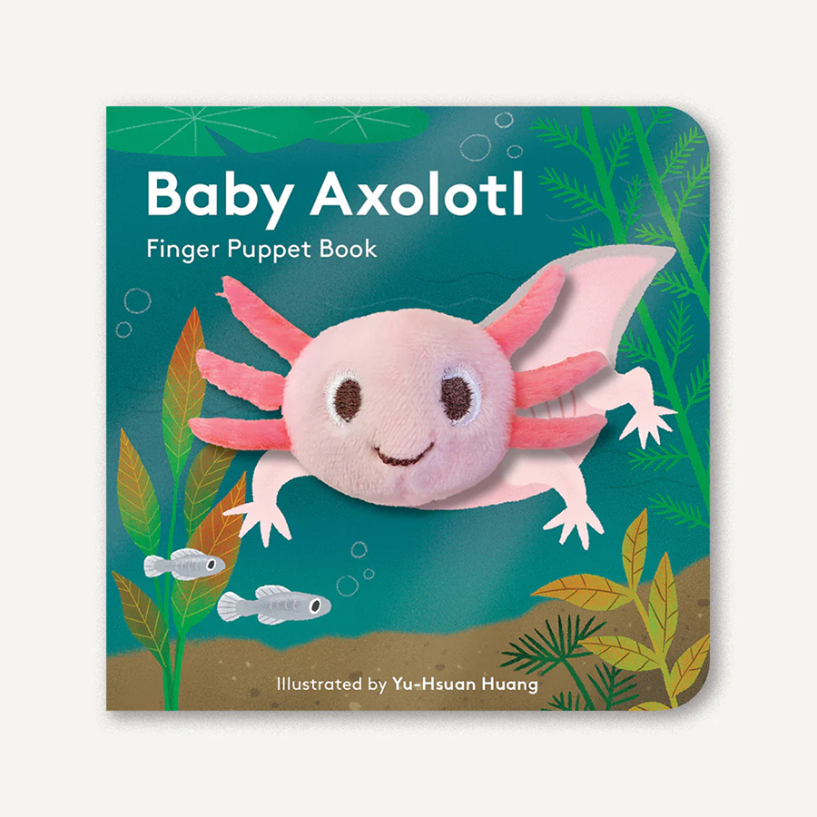 Baby Axolotl - Finger Puppet Book - Best for Ages 0 to 6