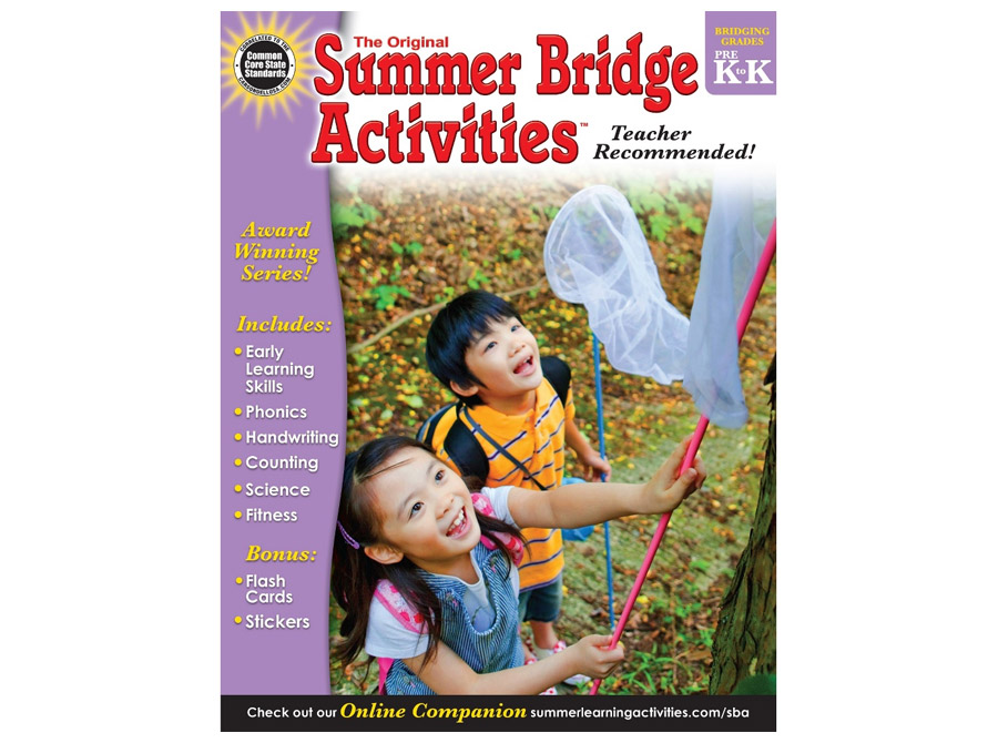 Summer Bridge Workbook - Pre K-Kindergarten - - Fat Brain Toys