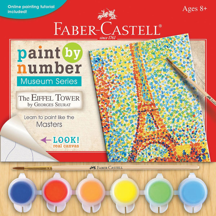 Paint By Number Museum Series - The Eiffel Tower - - Fat Brain Toys