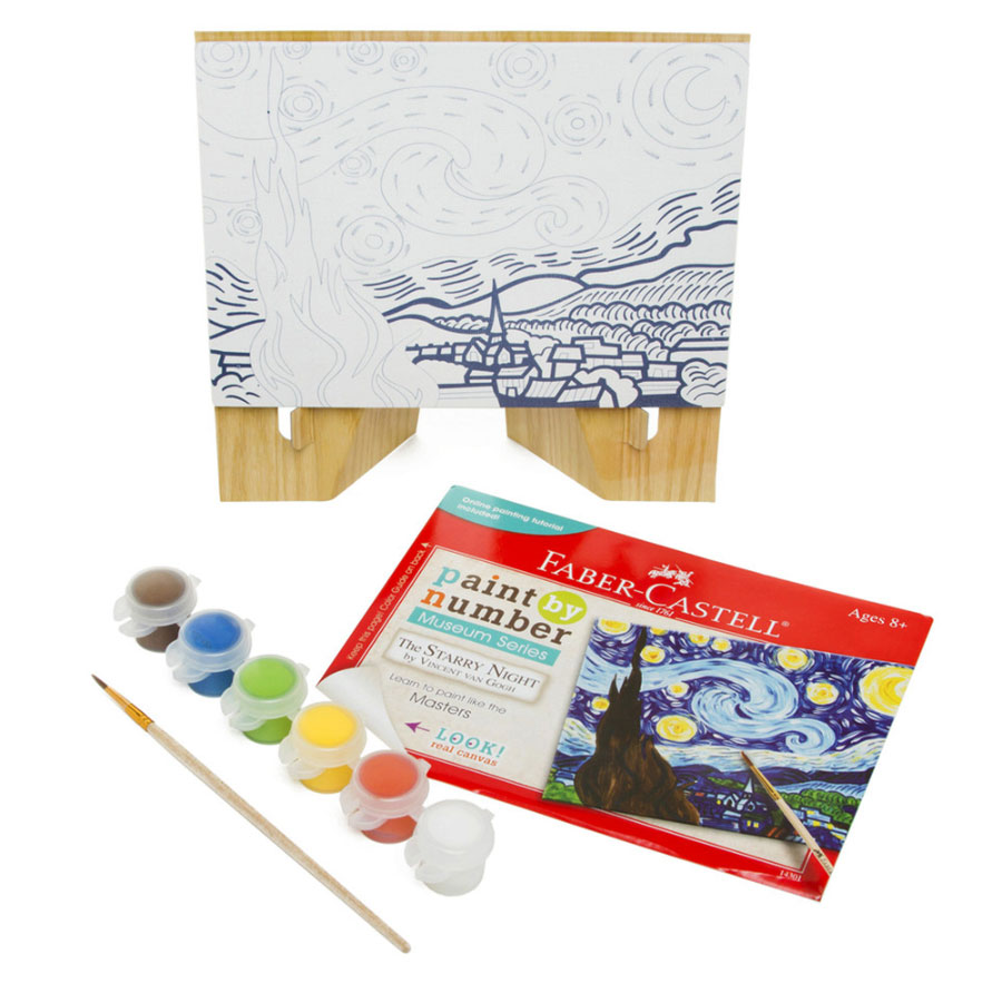 Paint By Number Museum Series - The Starry Night - - Fat Brain Toys