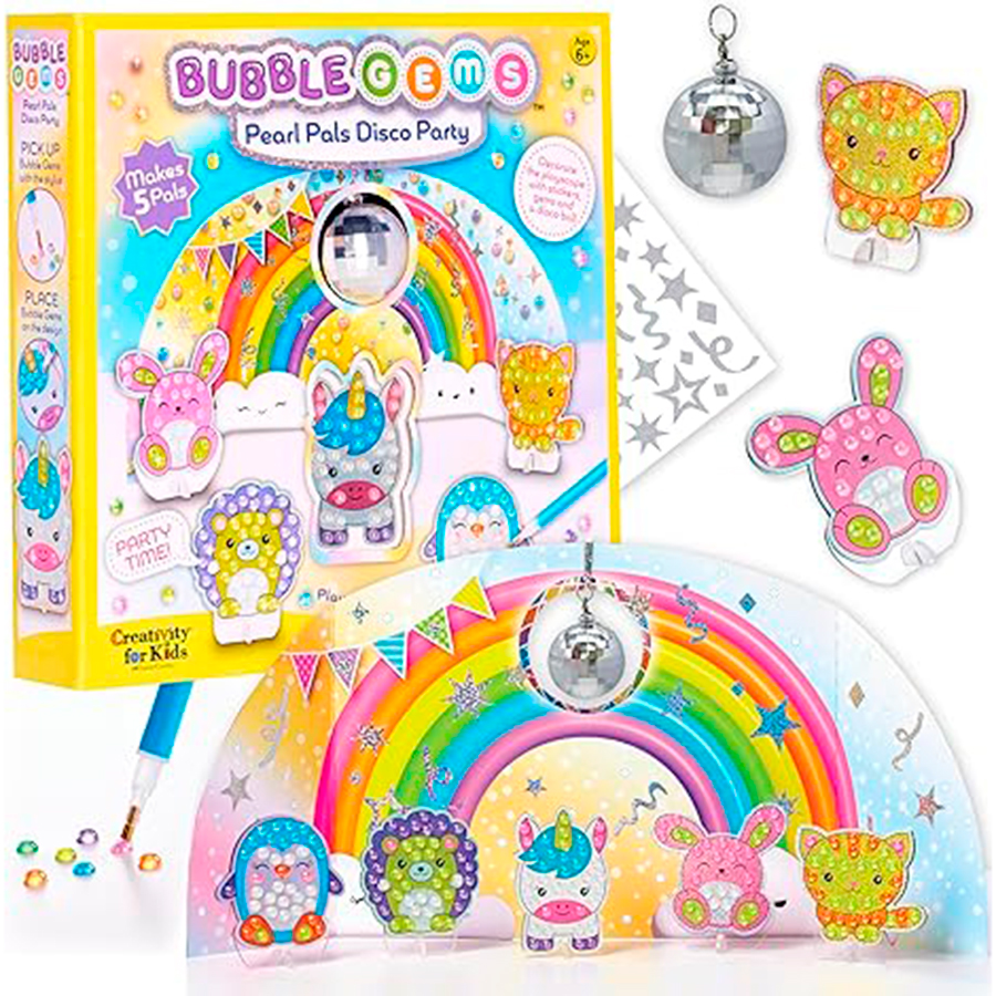 Bubble Gems Pearl Pals Disco Party - Best for Ages 6 to 10