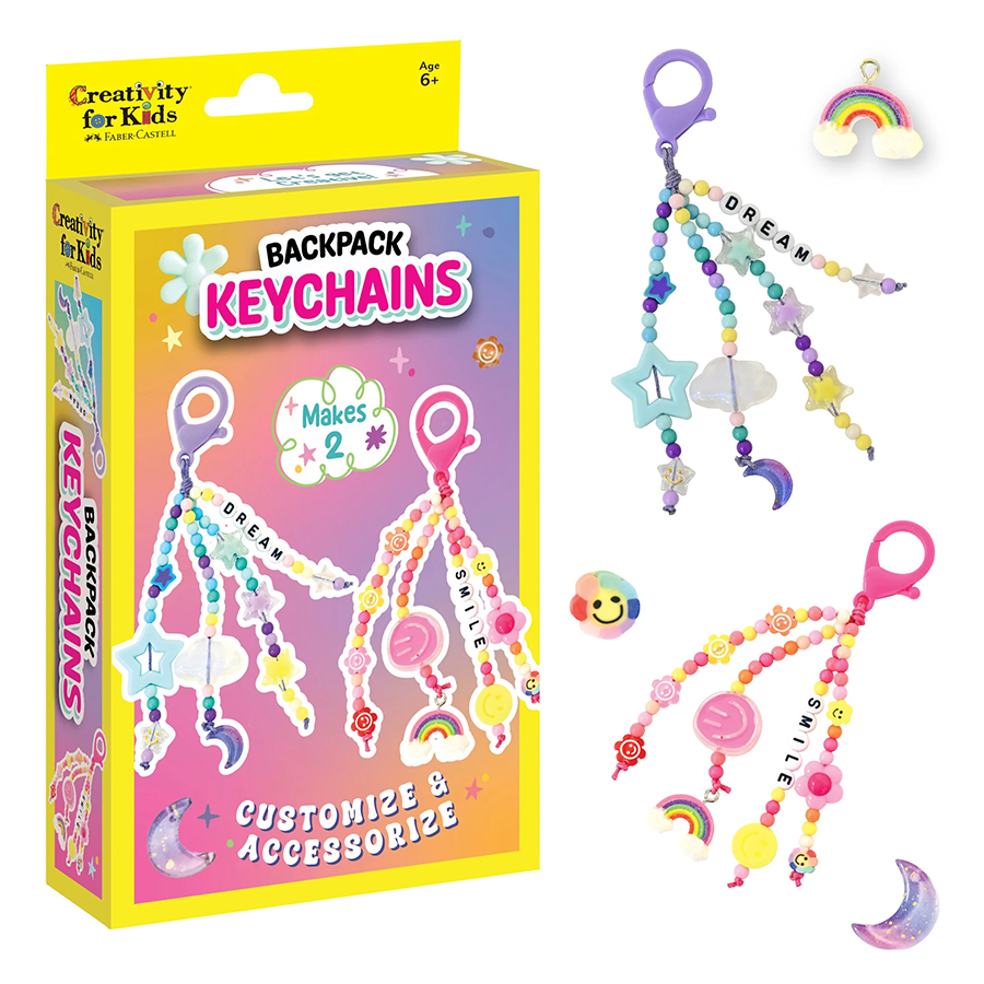 Backpack Keychains - Best Arts & Crafts for Ages 6 to 12