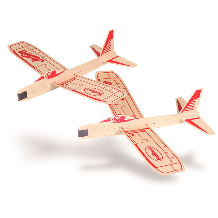 Guillow's Jetfire Glider Twin Pack - Best Active Play for Ages 8 to 12
