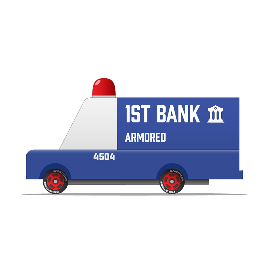 Armored Bank Van - - Fat Brain Toys