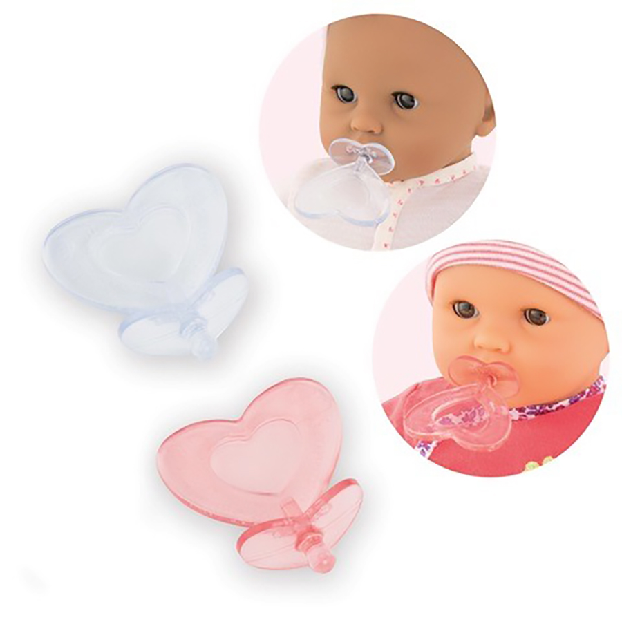 Corolle Bebe Pacifiers - 2 pack - - Fat Brain Toys