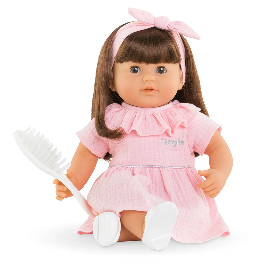 Julie Large Baby Doll with Hair - 14 inch - Best for Ages 3 to 7