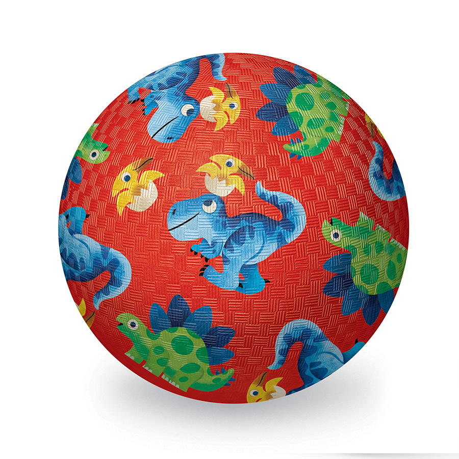 7 inch Playground Ball - Dino Friends - Best for Ages 3 to 8
