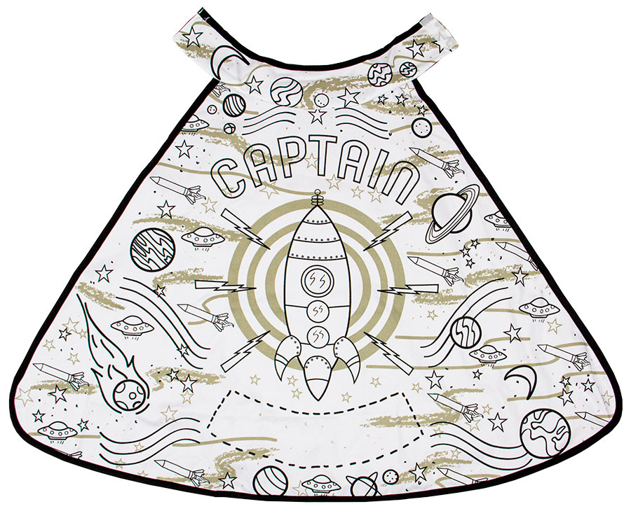 Color Me Cape - Rocket Man - - Fat Brain Toys