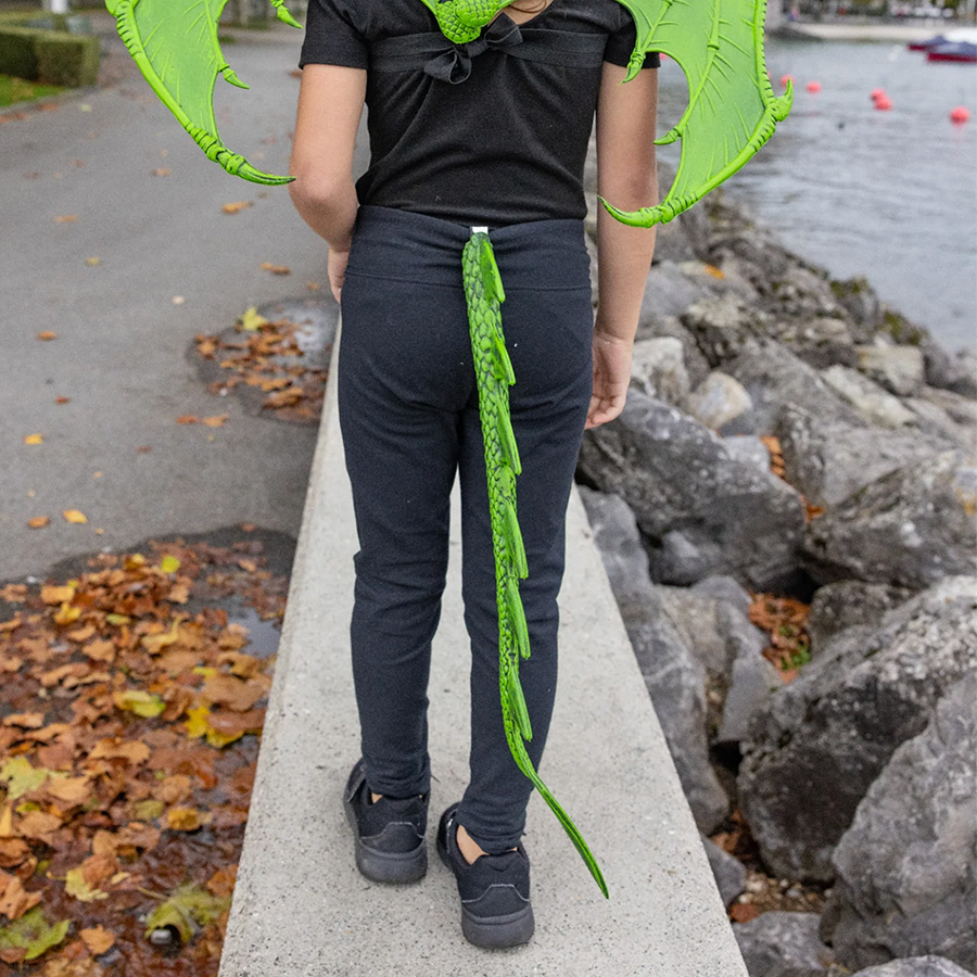Dragon Tail - Green - Best for Ages 3 to 5