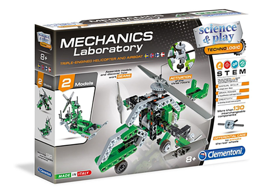Mechanics Lab - Copter & Airboat - - Fat Brain Toys