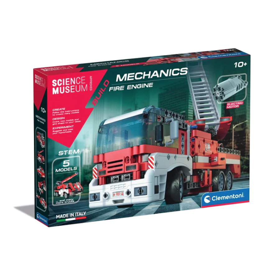 Science & Play Build Mechanics - Fire Engine - - Fat Brain Toys
