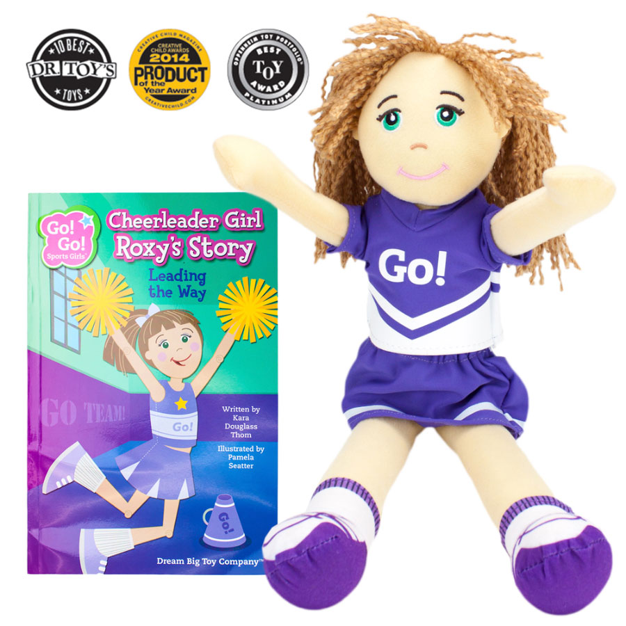 Cheerleader Girl Roxy's Story - - Fat Brain Toys