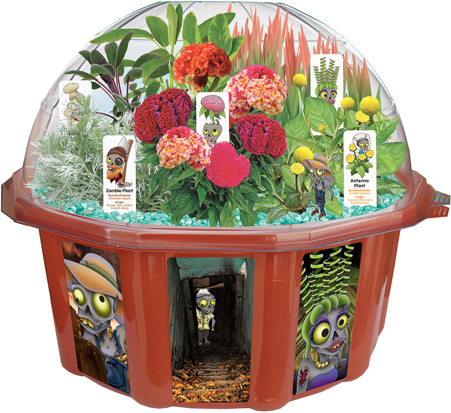 Zombie Farm Terrarium - - Fat Brain Toys
