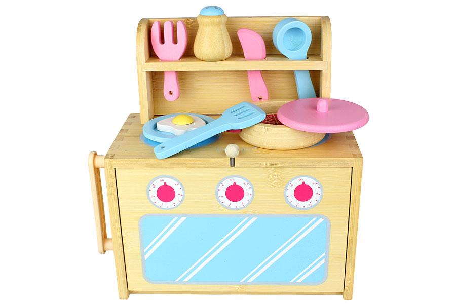 Bamboo Box Set Kitchen - - Fat Brain Toys