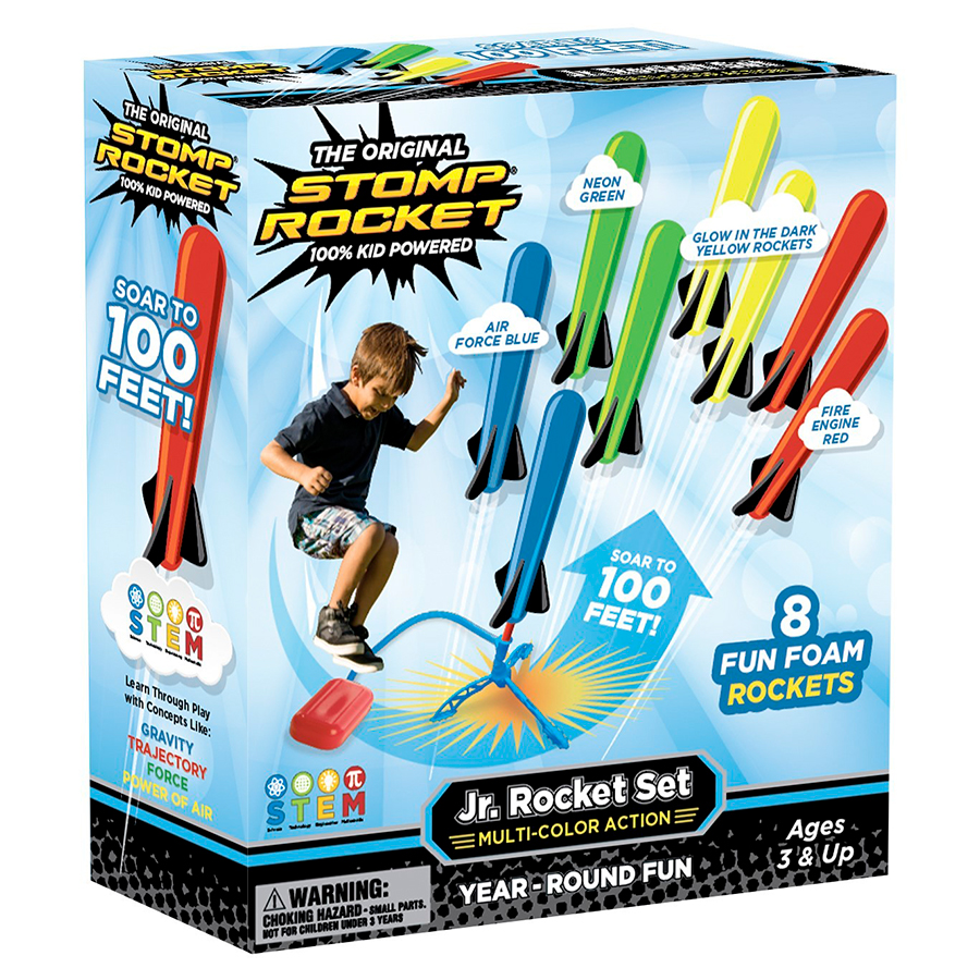 Stomp Rocket® Junior Multi-Color Glow In The Dark 8 Pack