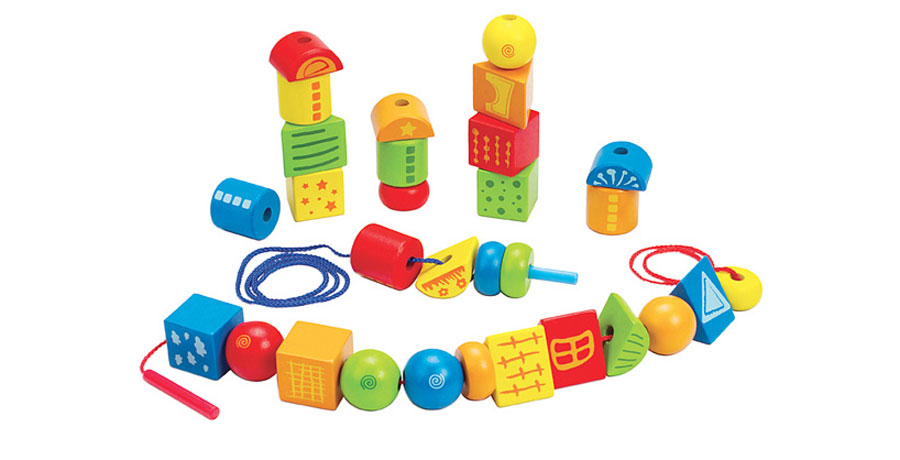 String Along Shapes - - Fat Brain Toys