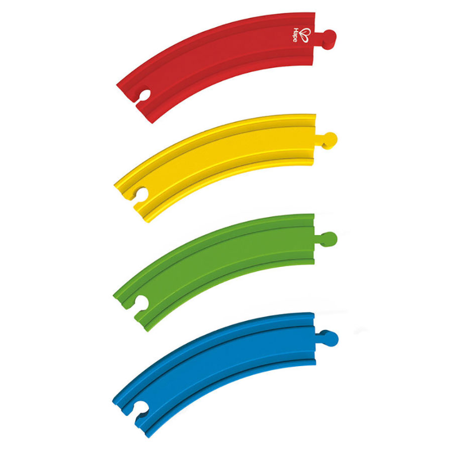 Rainbow Train Track Pack - - Fat Brain Toys