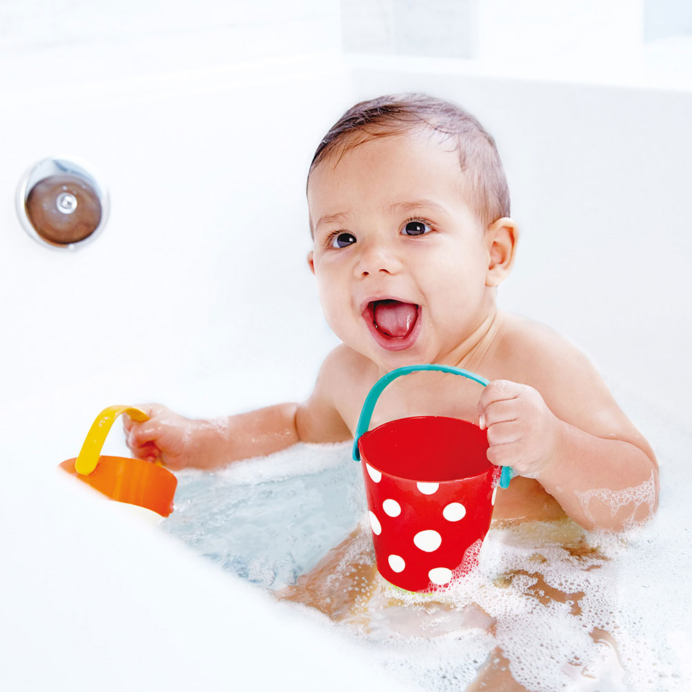 Happy Buckets Set Bath Toy - - Fat Brain Toys