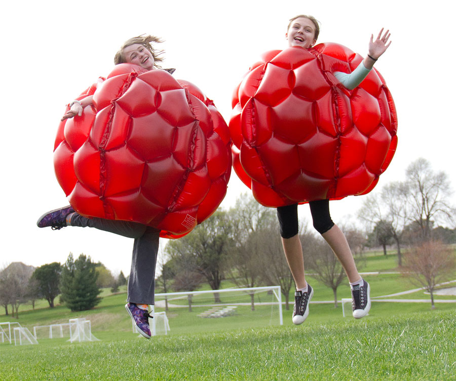 Belly Bump Ball - Deluxe - Set of 2 - - Fat Brain Toys