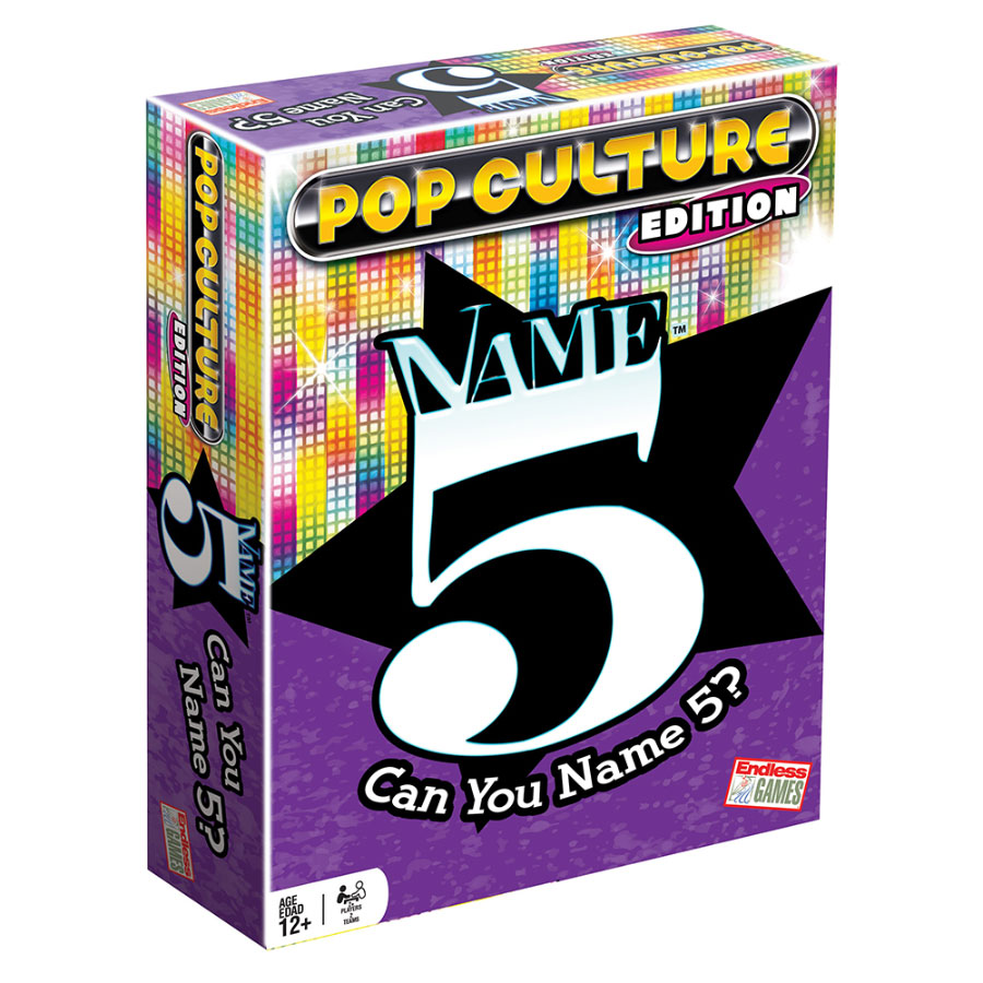 Name Five - Pop Culture Edition - - Fat Brain Toys