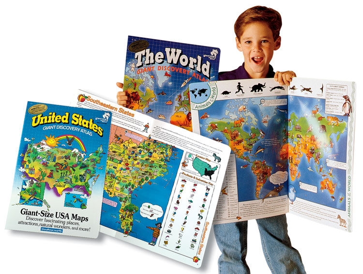 World Discovery Atlas - - Fat Brain Toys