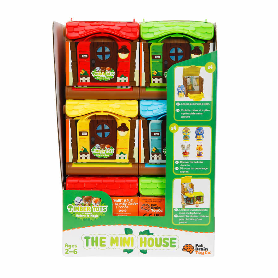 Timber Tots Mini Room Collection w/ POP - - Fat Brain Toys