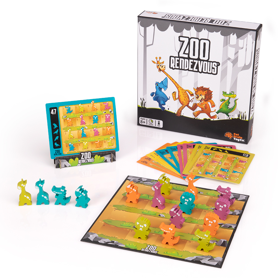 Zoo Rendezvous - Best Brainteasers for Ages 8 to 9 - Fat Brain Toys